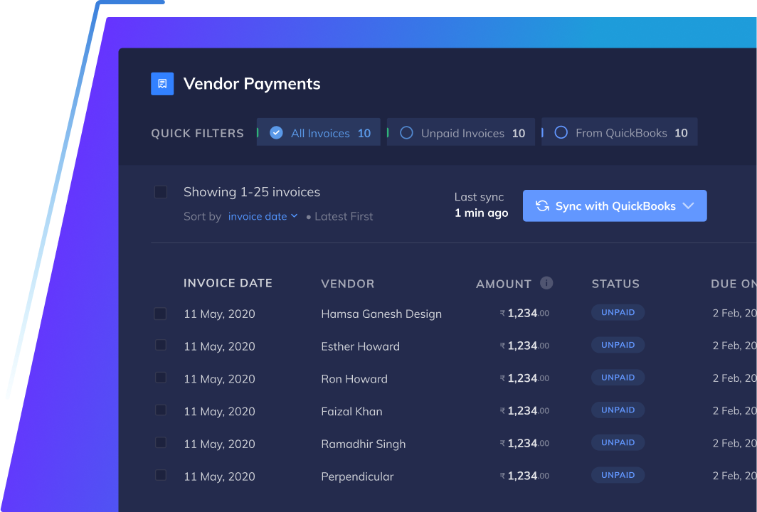 QuickBooks Integration