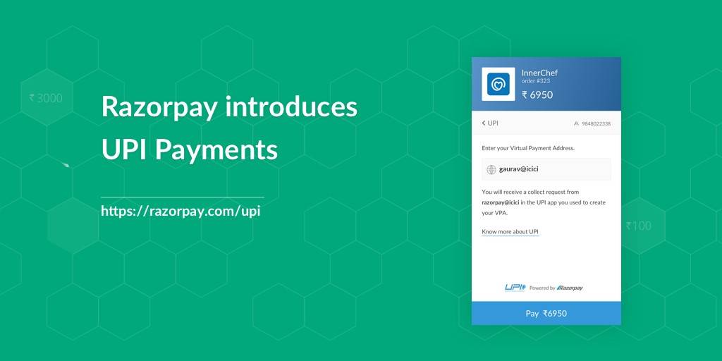 Razorpay Merchants Can Start Accepting UPI Payments - Razorpay Payment Gateway