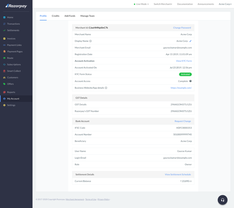 Use the Payment Gateway Dashboard for Better Business Decisions - Razorpay Payment Gateway