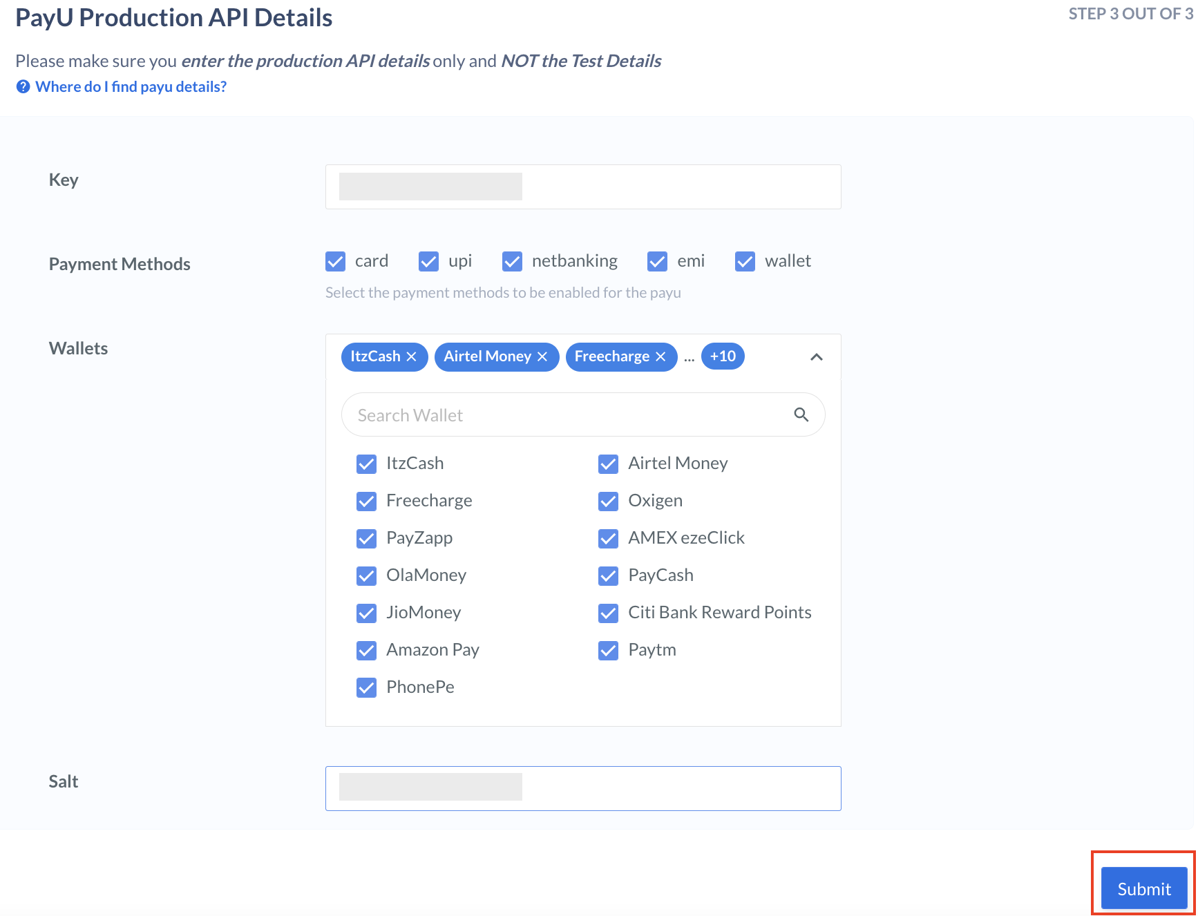 PayU | Razorpay Docs