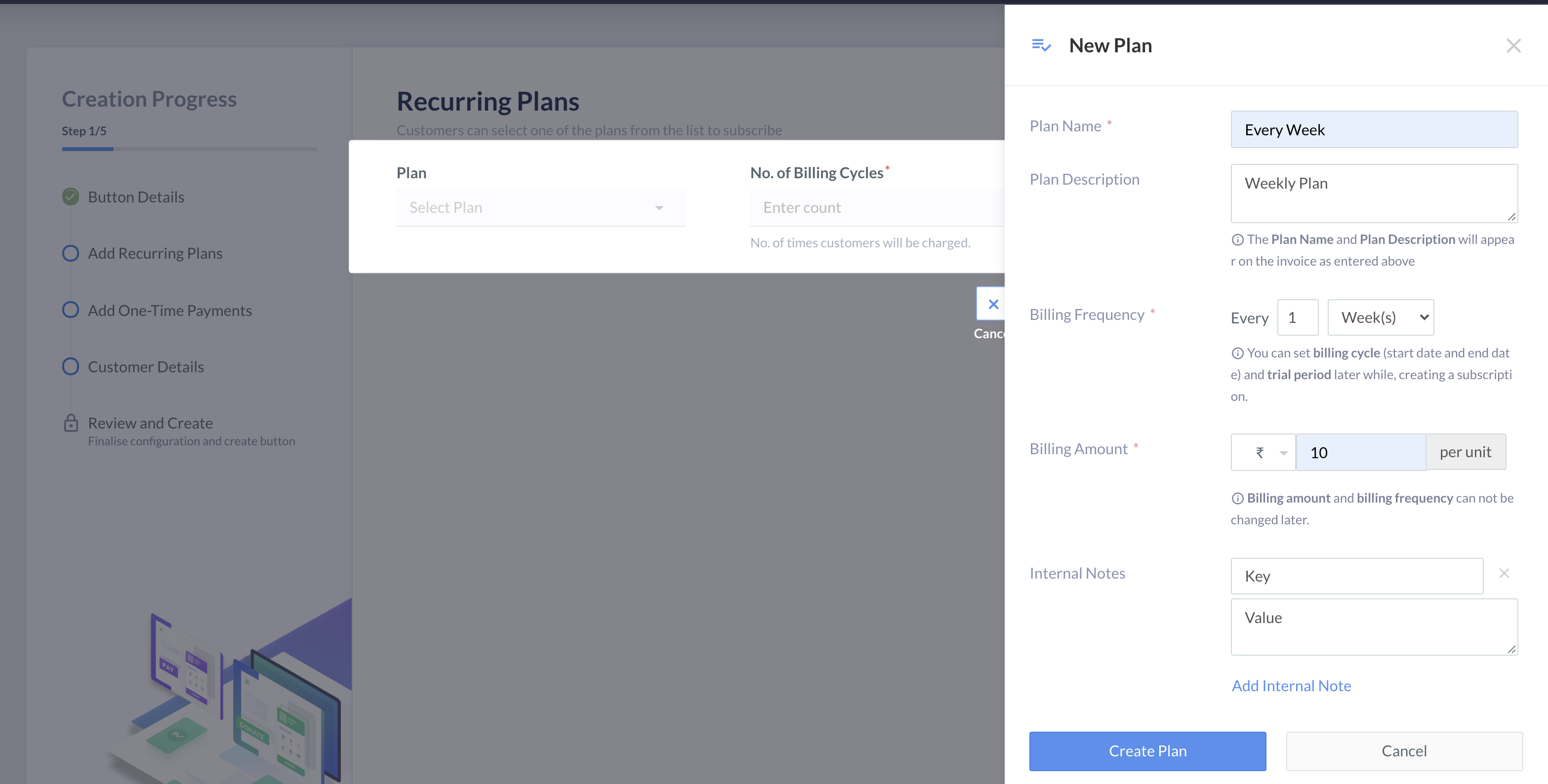 Create and Embed Subscription Button | Razorpay Docs