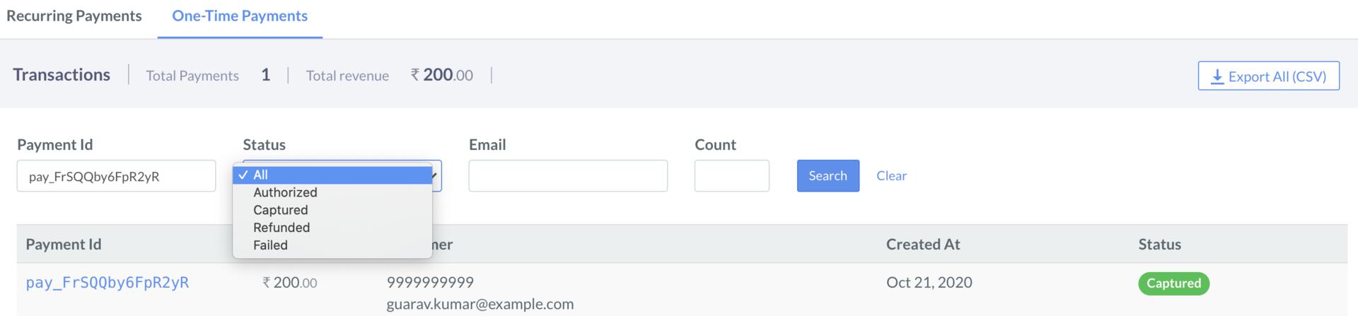 Manage Subscription Buttons | Razorpay Docs