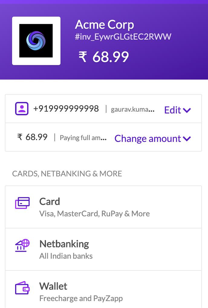 Customise Payment Methods | Razorpay Docs Customise Payment Methods | Razorpay Docs