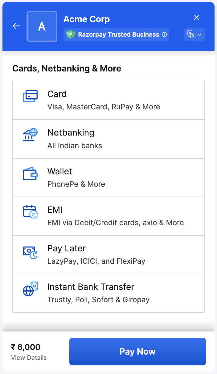 Sample Codes | Sample Codes