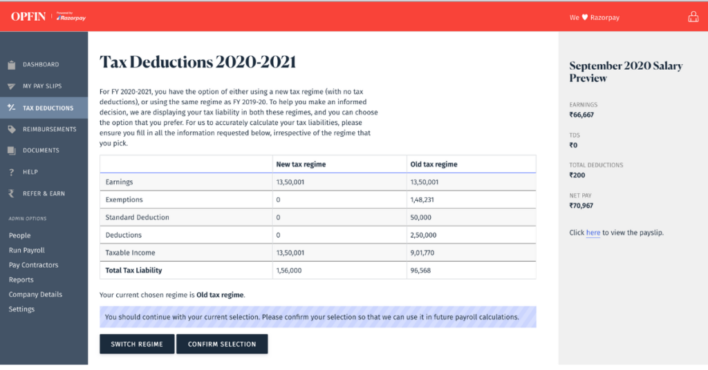 Tax Declaration: A Walkthrough For Employers and Employees - Razorpay ...