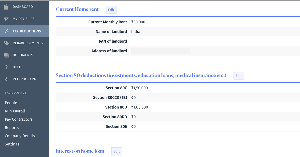Tax Declaration: A Walkthrough For Employers and Employees - Razorpay Payroll